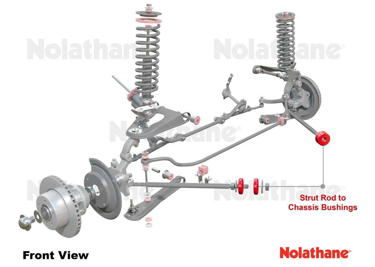 Nolathane - Nissan Fairlady Navara D21 Pathfinder - Front Strut Rod to ...