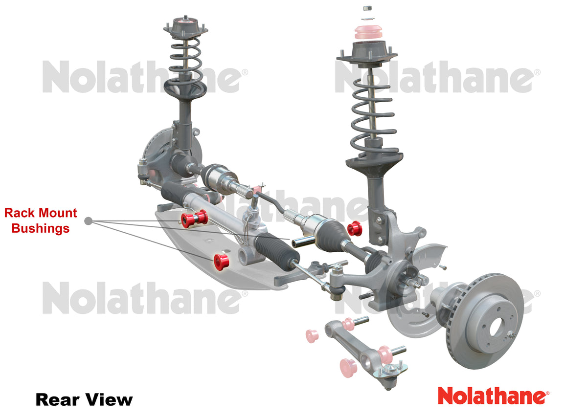 Nolathane - Ford Capri Escort MK1 MK2 - Front Steering Rack And Pinion ...