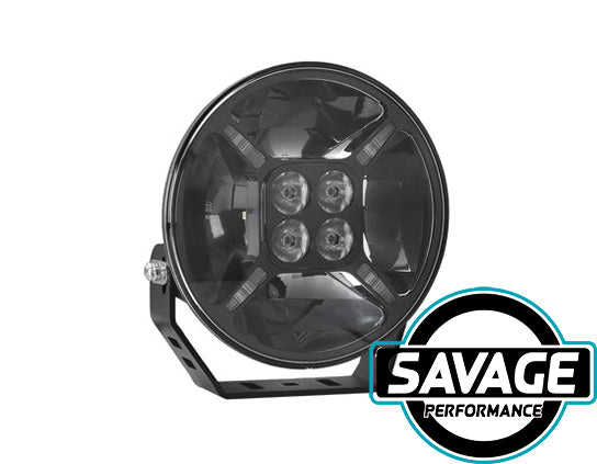 Hulk 4x4 9 Inch Round PREMIUM LED Driving / Spot Light - Pair - BLACK ...