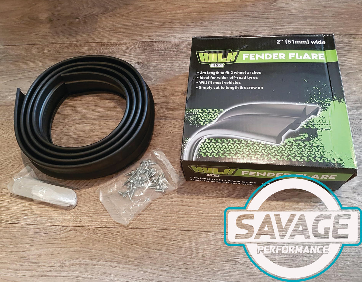 HULK 4x4 Fender Flares 2.0 Inch (51mm) 3m – Savage Performance and Spares