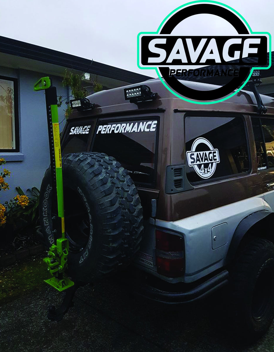 Savage Performance Window Banner (White) – Savage Performance and Spares